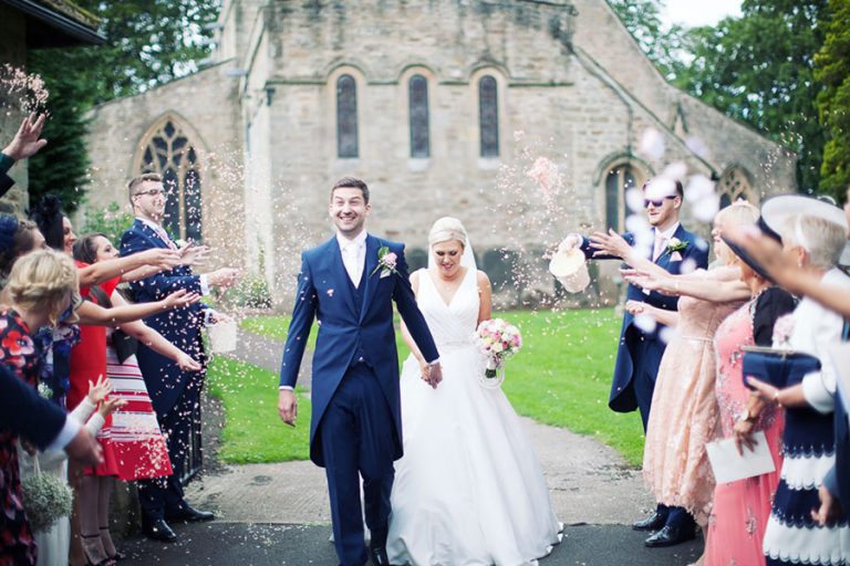 Yorkshire Wedding Barn, Gilling West ♡ Kayley & Dan