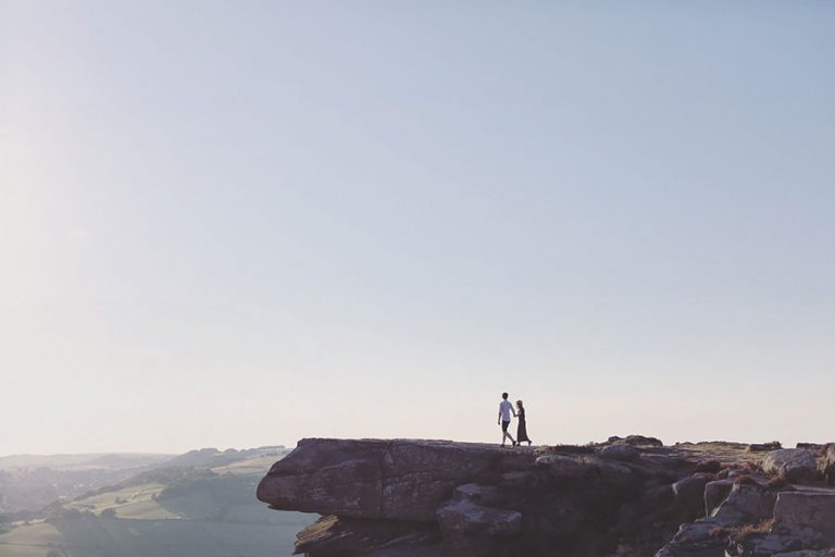 Peak District Engagement Photoshoot ♡ Amy & Jack
